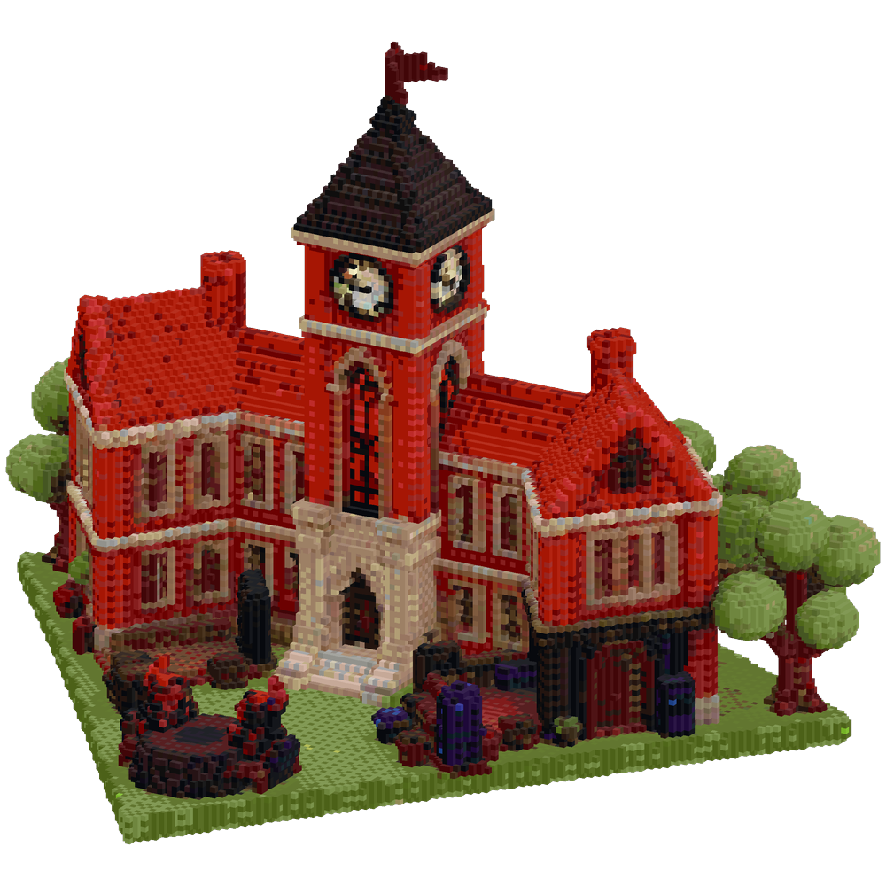 🏰 1. Kuoh Academy Main Base From h... | Minecraft Build - BlockGPT