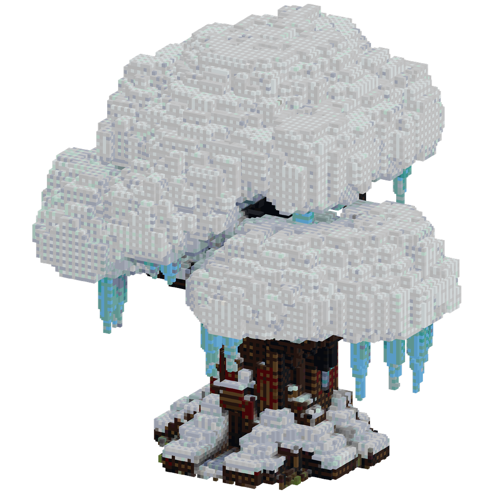 Minecraft voxel style, massive huge... | Minecraft Build - BlockGPT