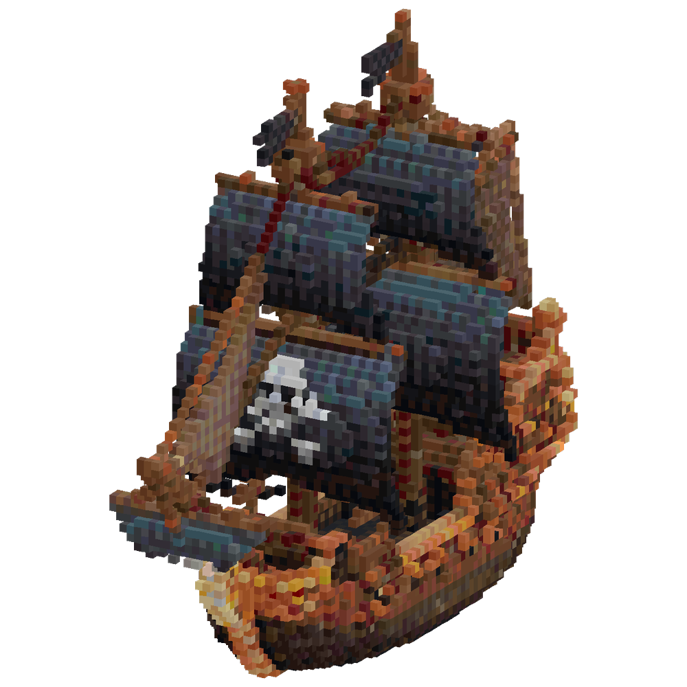 pirate ship | Minecraft Build - BlockGPT