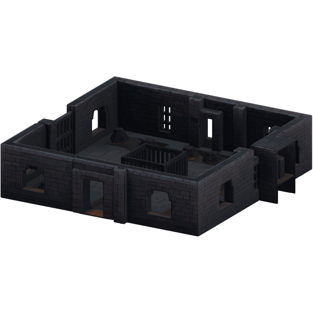 Create a 150x150 BoxPVP arena desig... | Minecraft Build - BlockGPT