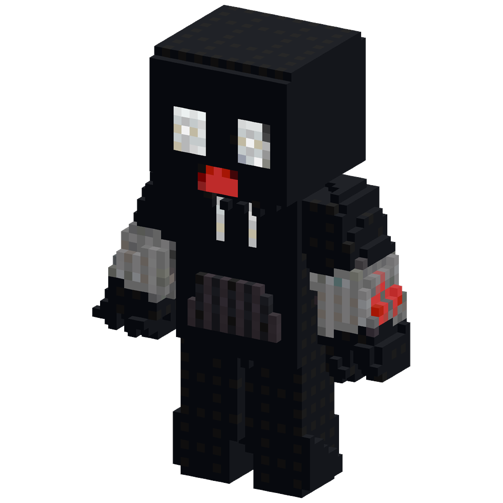 Minecraft style character model: A ... | Minecraft Build - BlockGPT