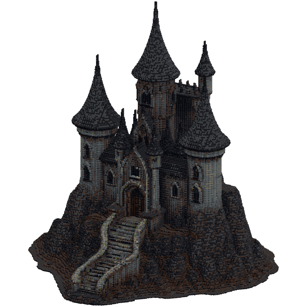 Evil Castle palace | Minecraft Build - BlockGPT