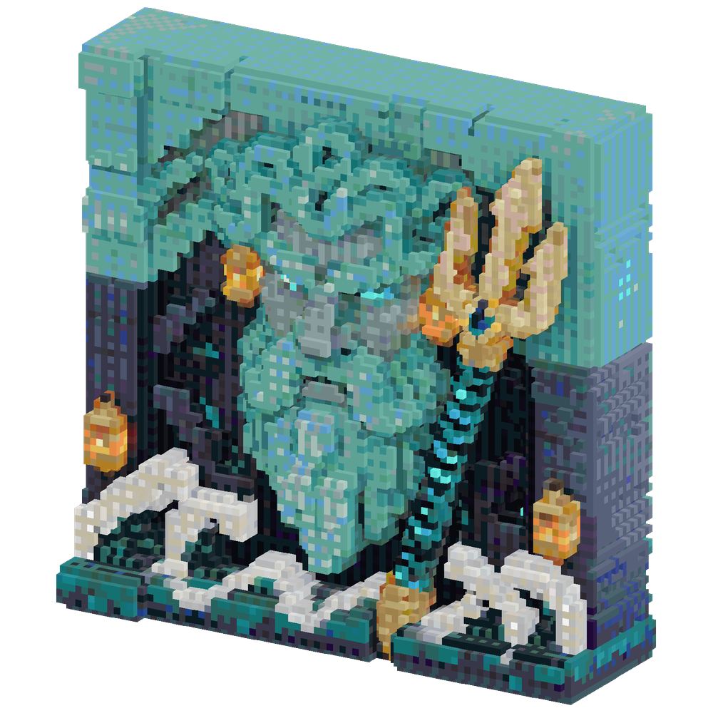 A massive 30x30 block Minecraft wal... | Minecraft Build - BlockGPT