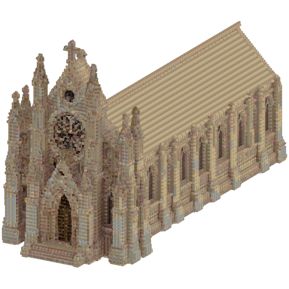 gothic church | Minecraft Build - BlockGPT