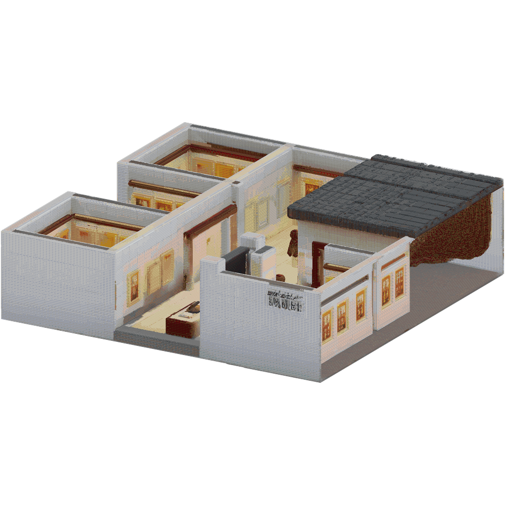 Design and fully build a complete m... | Minecraft Build - BlockGPT