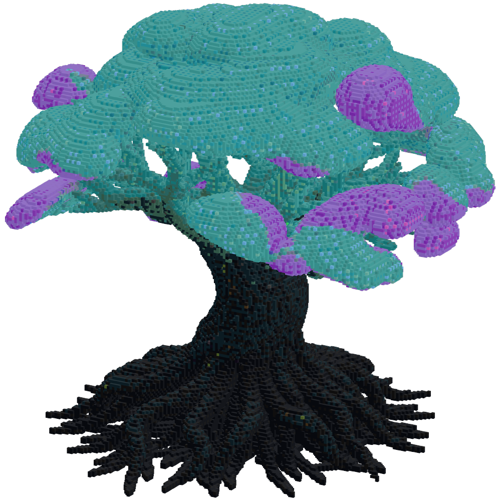 generates the world tree “Yggdrasil... | Minecraft Build - BlockGPT