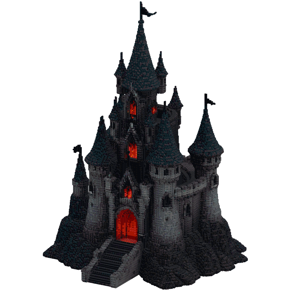 evil grand castle | Minecraft Build - BlockGPT