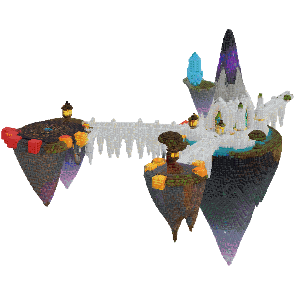 /generate floating_island_hub style... | Minecraft Build - BlockGPT