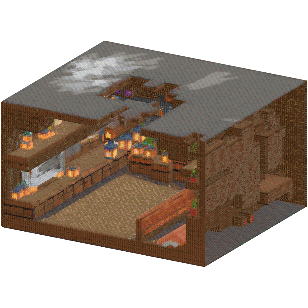 Design this base in minecraft scale | Minecraft Build - BlockGPT