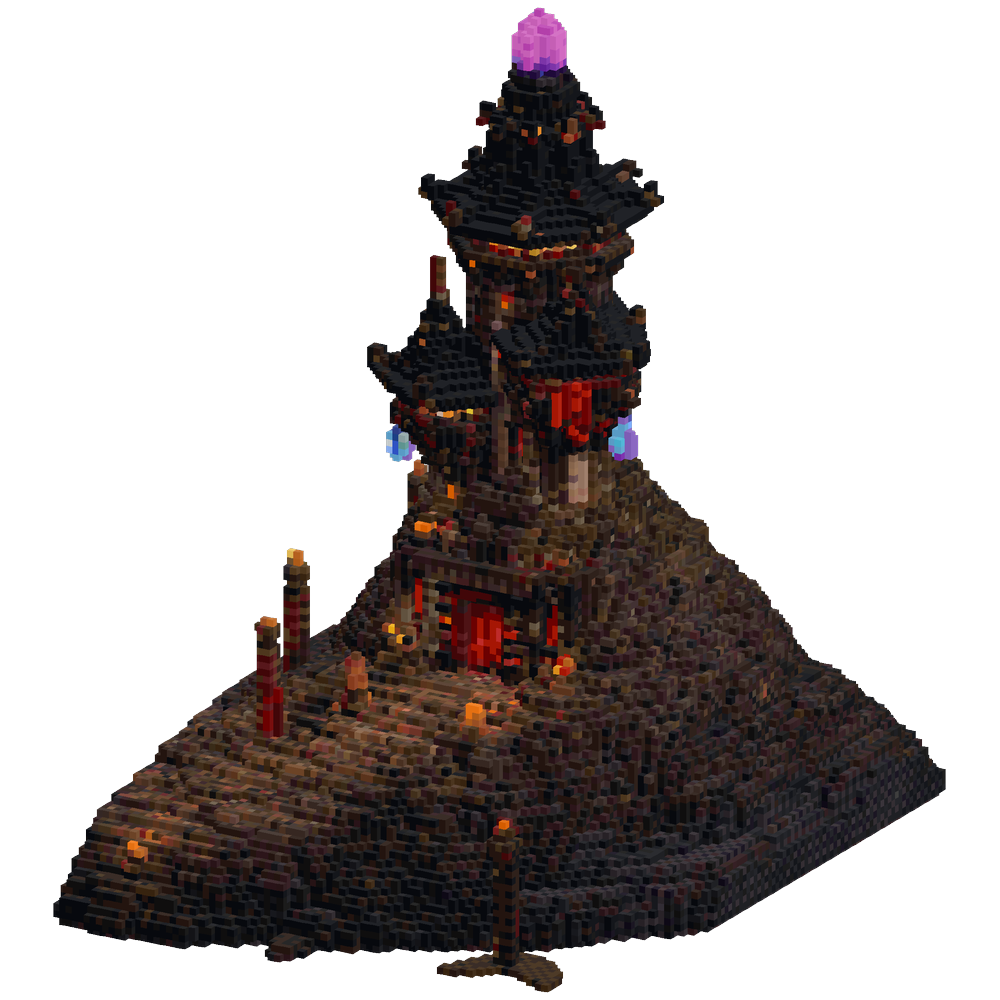 A massive shinobi wizard tower buil... | Minecraft Build - BlockGPT