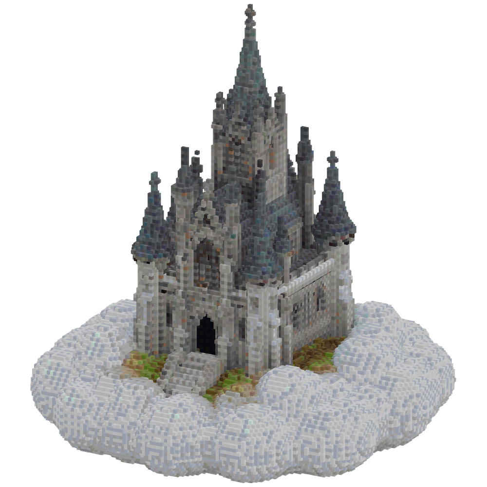 Build me a gothic medium-large size... | Minecraft Build - BlockGPT