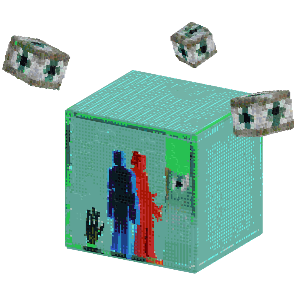A cinematic Minecraft-style scene f... | Minecraft Build - BlockGPT
