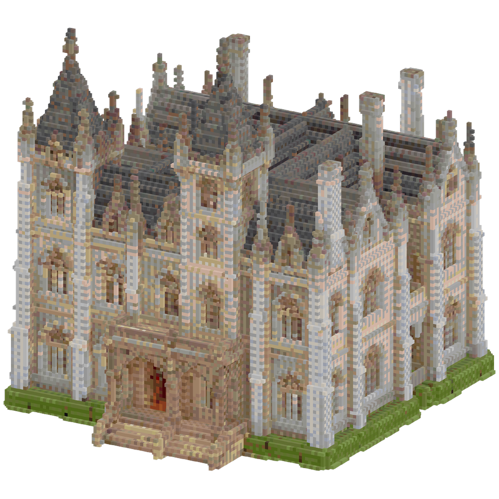 massive gothic manor | Minecraft Build - BlockGPT