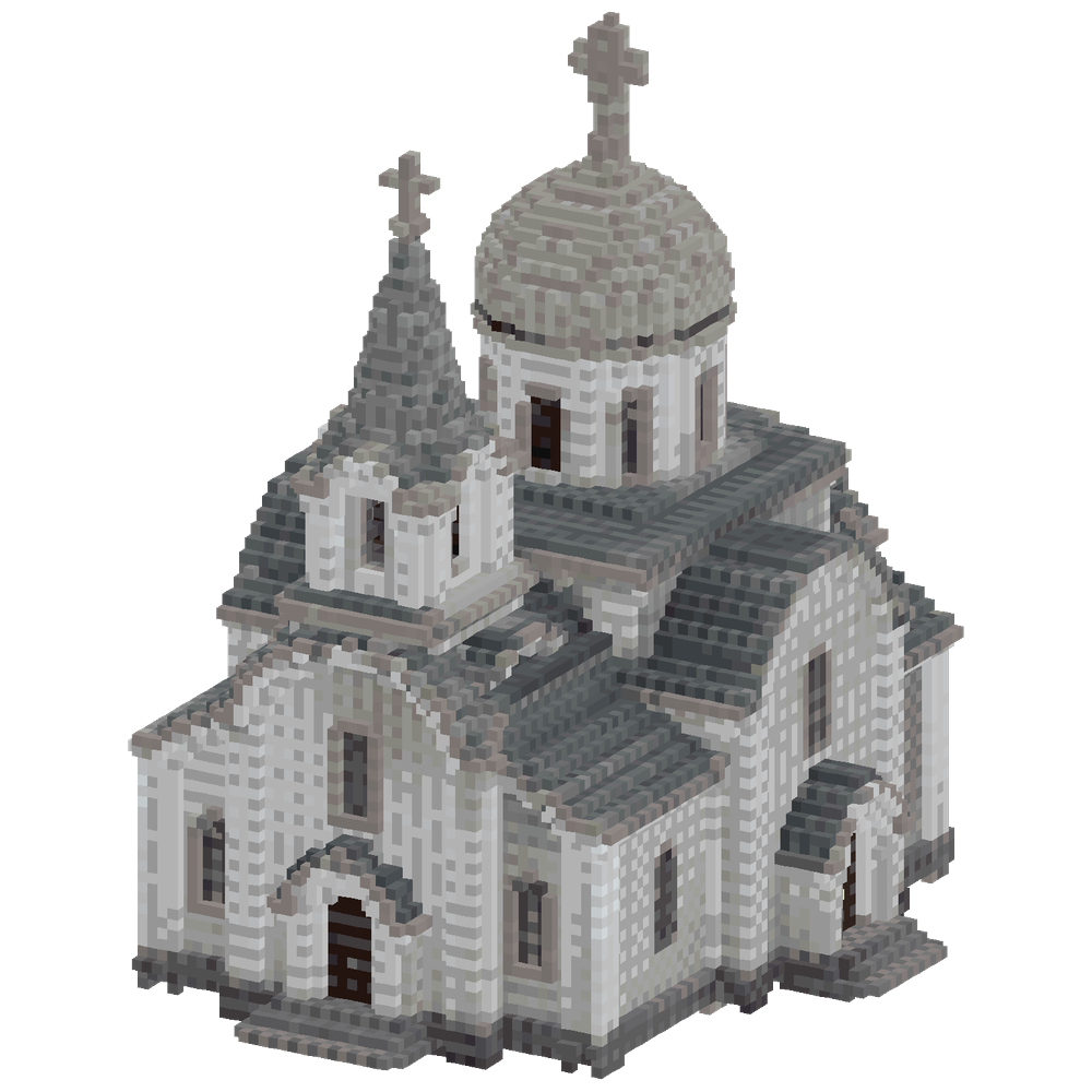 build me an ortohdox church | Minecraft Build - BlockGPT