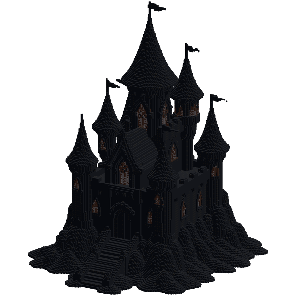 Badass Evil castle | Minecraft Build - BlockGPT