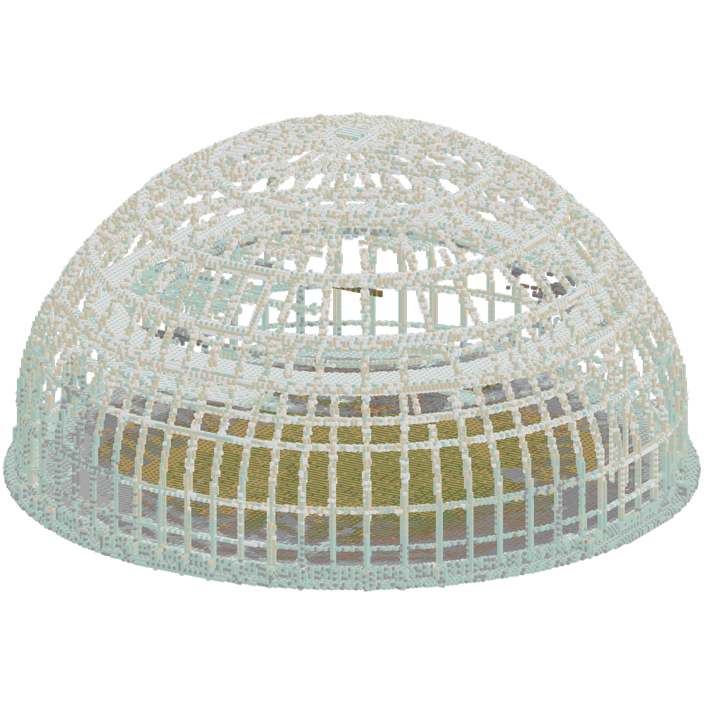 Design a massive indoor greenhouse-... | Minecraft Build - BlockGPT