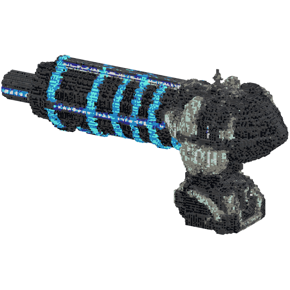 giant laser cannon weapon | Minecraft Build - BlockGPT