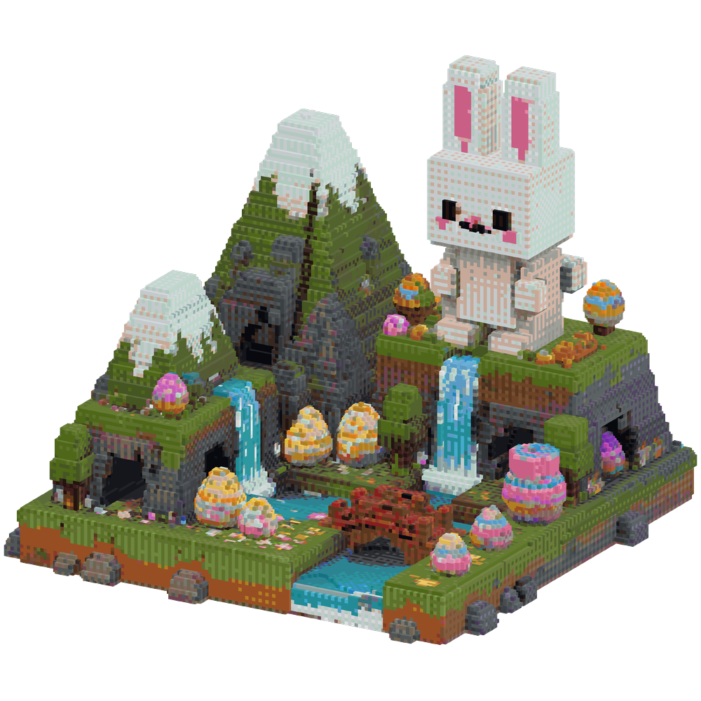 a easter area 200 x 200 with mounta... | Minecraft Build - BlockGPT